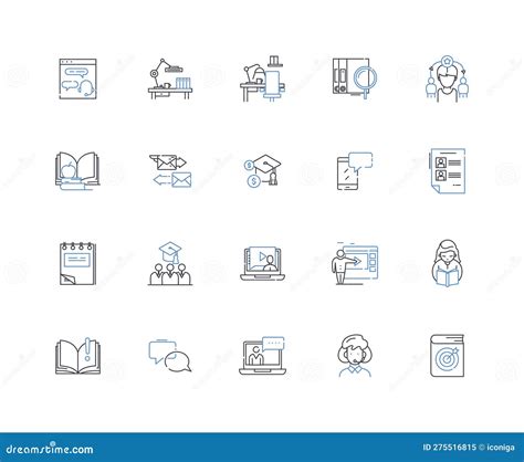 Insight Cultivation Line Icons Collection Understanding Perception Awareness Insightful