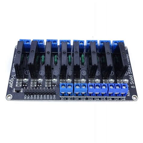 8 Channel 2A OMRON G3MB 202P SSR Relay Module High Level Trigger 8 Arduino DIY Relay