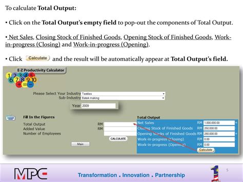 Ppt To Calculate Total Output Powerpoint Presentation Free Download Id 4646131