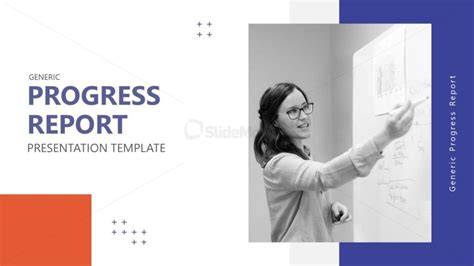 Title Slide Generic Progress Report Template SlideModel