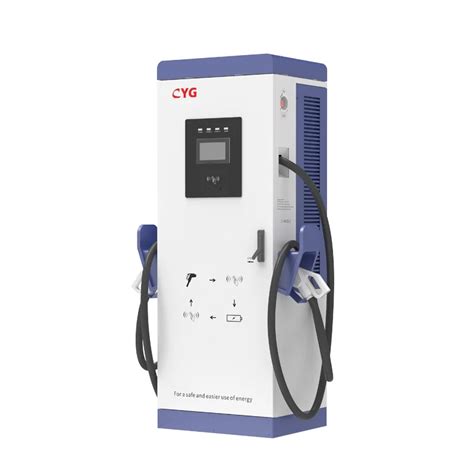 Single Connector Ccs2 Iec 60kw Dc Ev Charger With Rfid Card Start 5m
