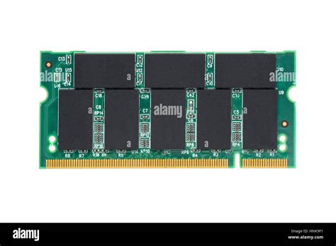 Closeup DDR RAM For Laptop Isolated On White Background Stock Photo Alamy