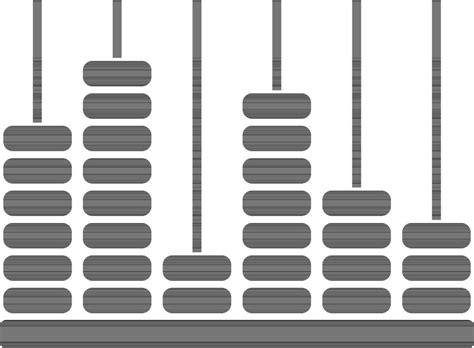 Abacus In Black And White Color 24465253 Vector Art At Vecteezy