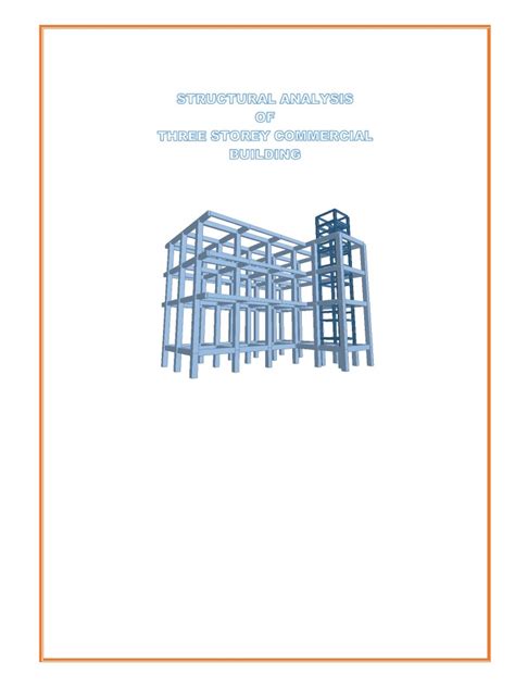 Structural Analysis Of Three Storey Commercial Building Pdf Geotechnical Engineering Concrete