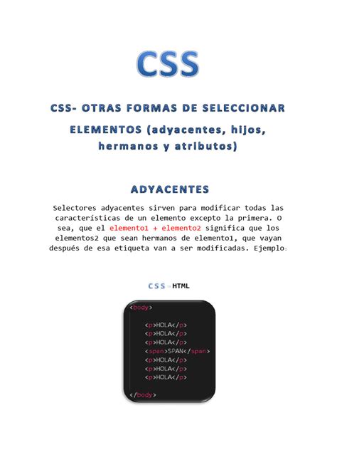 Css 2 Pdf Html Informática