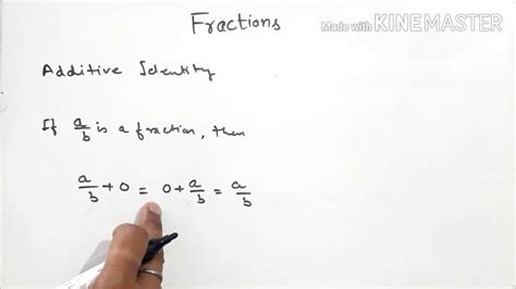 Fractions Part 6 Addition Properties Youtube