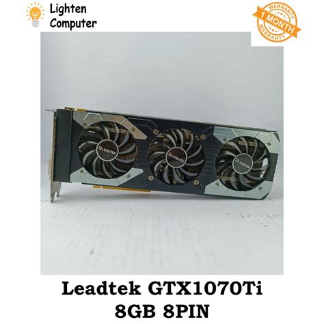 Leadtek Winfast Gtx 1070 Ti Hurricane Oc 8g Graphic Card 8 Pin Gddr5 Graphics Card