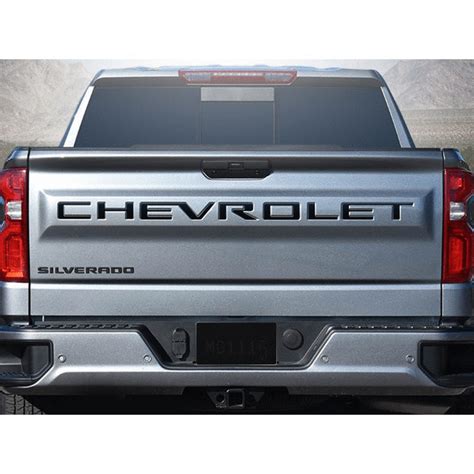 2022 2024 Chevrolet 3 D Urethane Chevrolet Tailgate Lettering 19432560