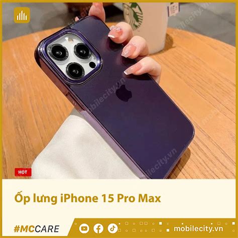 Top 5 mẫu ốp lưng iPhone 15 Pro Max giá rẻ tại HN ĐN Tp HCM