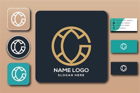 Premium Vector G Monogram Logo