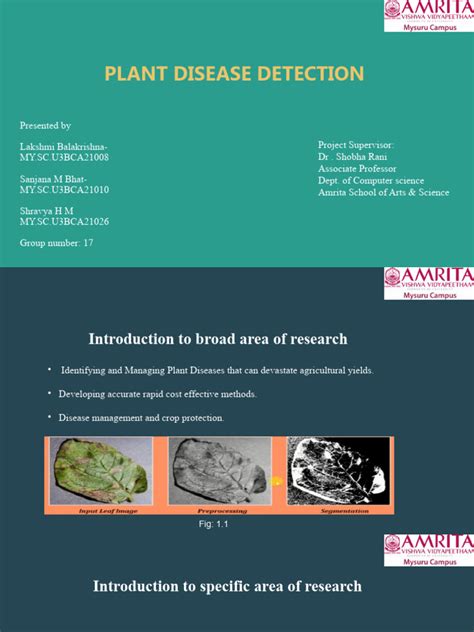 Plant Disease Detection Pdf Machine Learning Systems Science