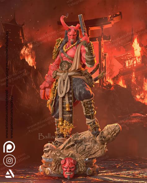 Hellboy Yokai Free High Quality Models