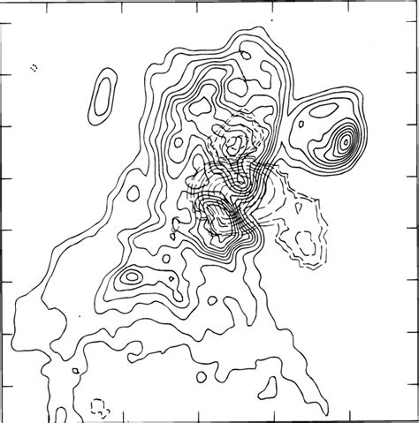 Èmap Of The Velocity Integrated Emission In The Main HyperÐne Line Of Download Scientific