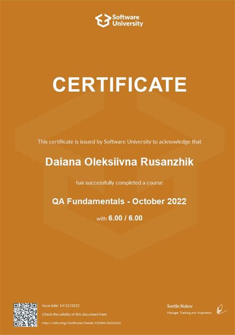 Daiana Rusanzhik On Linkedin Qa Software University Thankyou Testing Manual Automation