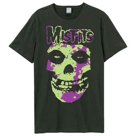 Misfits Camo Skull T Shirt Rock Sound