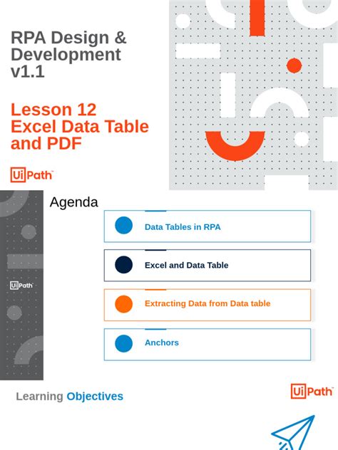 Lesson 12 Excel Data Tables And Pdf Pdf