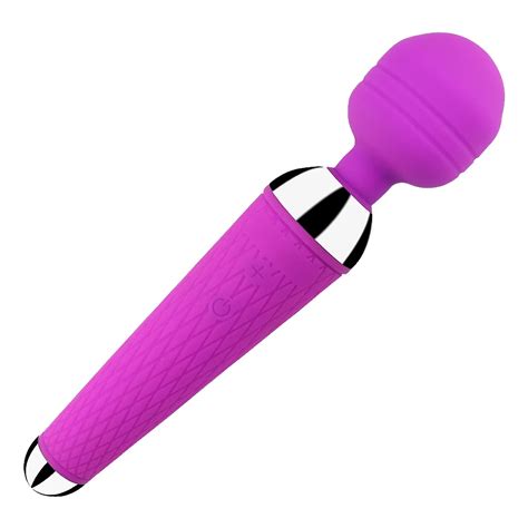 USB Rechargeable Microphone G Spot Vibrator Massager Waterproof Dual