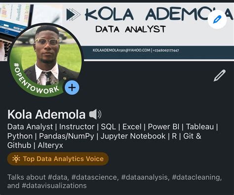 Dataanalytics Dataanalyticsjourney Kola Ademola 20 Comments