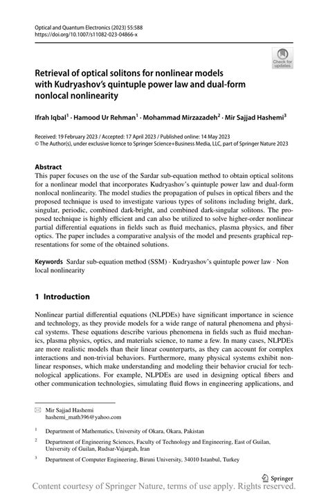 Retrieval Of Optical Solitons For Nonlinear Models With Kudryashovs