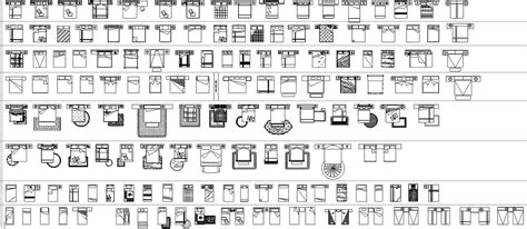 Bedroom Furniture Autocad Blocks In Format Dwg Model Free Porn Sex