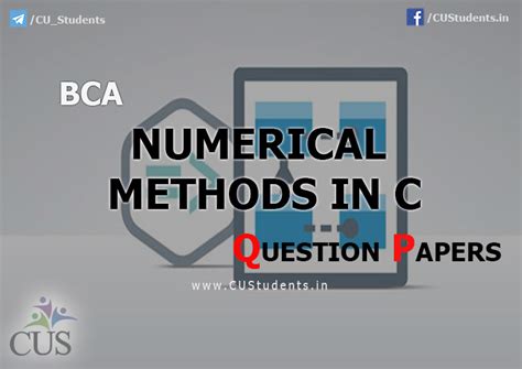 bca numerical methods in c previous question papers newcus