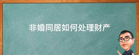 非婚同居如何处理财产 业百科