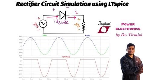 hassan tirmizi on linkedin simulation of a half wave rectifier using ltspice step by step