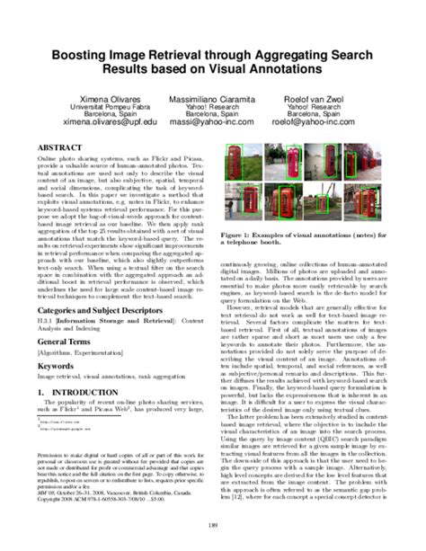 Pdf Boosting Image Retrieval Through Aggregating Search Results Based