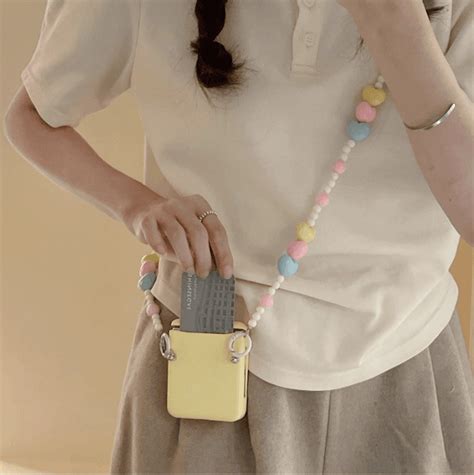 파브 갤럭시 Z플립5케이스 지플립5케이스 귀여운 카드수납 목걸이 힌지보호 위시버킷