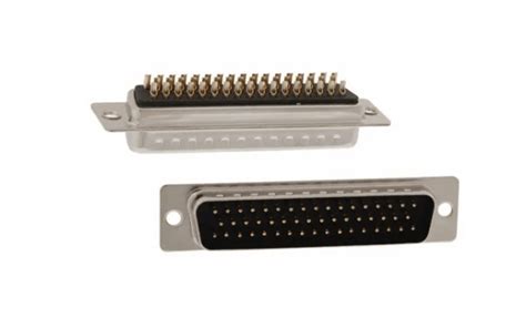 Conector Db50 Macho Solda Fio 180° Edf Componentes Eletronicos