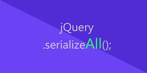 Github Mikeirvingwebjquery Serialize All Include Unselected Input