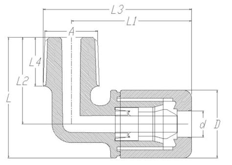 Pfa 남성 90도 팔꿈치 슬리브 삽입 유형 공장 및 제조업체 중국 가격표 Huasheng 플라스틱