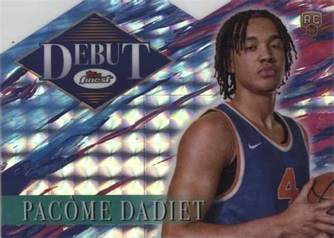 2024 25 Topps Finest Debut Pacome Dadiet D 28 Geometric Refractor Rc For Sale Online Ebay