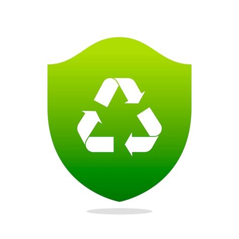 Free Vector Recycle Shield Gradient Style