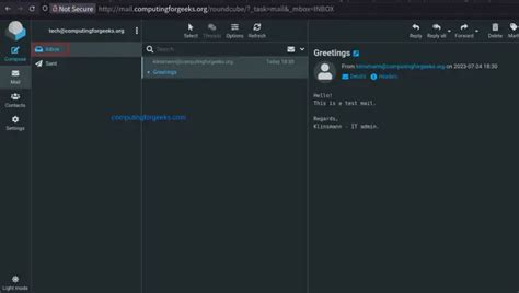 Deploy Mail Server On Debian 12 With Postfix Dovecot Mysql And Roundcube Computingforgeeks
