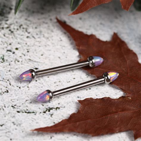 Nipple Barbells Nipple Bars 14g G23 Titanium Nipple Unique Design