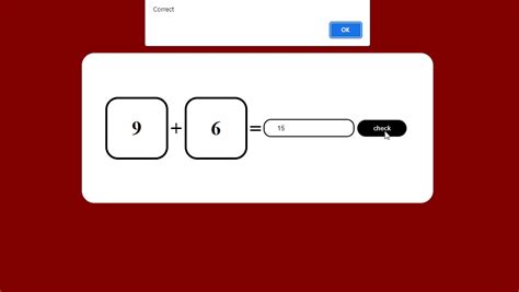 Math Addition App Using Html And Css In Vanillajs With Source Code
