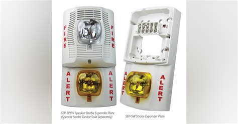 System Sensors Dual Strobe Expander Plates Security Info Watch