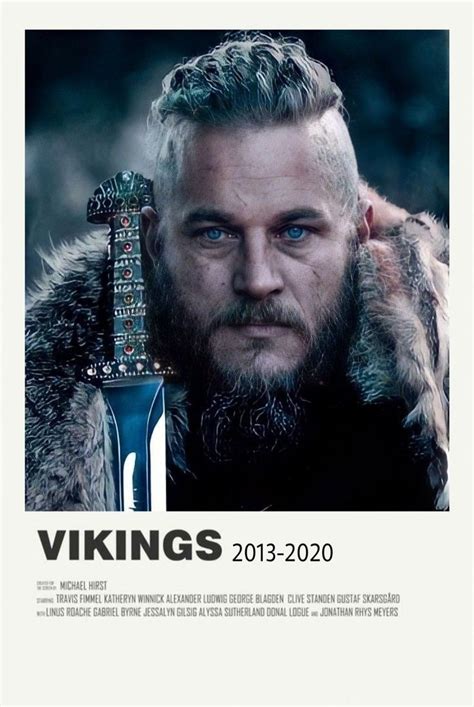 Vikings Polaroid Poster In 2022 Minimalist Poster George Blagden