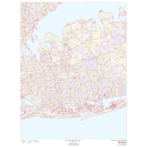 Nassau County New York Zip Codes Stanfords