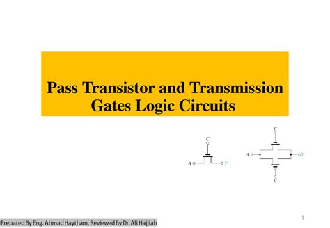 Solution 12 Pass Transistor And Transmission Gate Logic Circuits