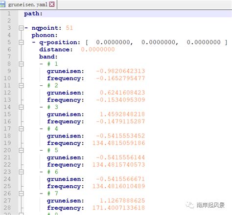 Python处理phonopy Gruneisen数据 墨天轮