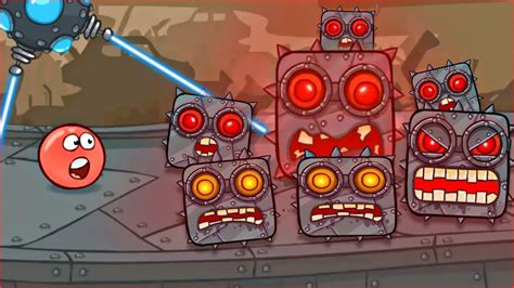 Супер БИТВА с ЛАЗЕРАМИ КРАСНЫЙ ШАРИК новая веселая игра Мультик Youtube