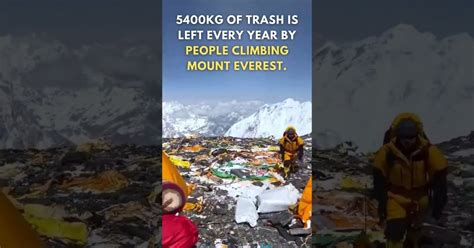 역겹다 쓰레기 난장판 된 에베레스트…산악인들 정신 차려야 한다