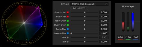 RGB Crosstalk DCTL MONONODES
