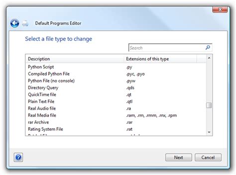 Default Programs Editor Download