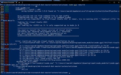 STEAMWORKS ERROR Issue 217 BeepIsla CSGO Overwatch Bot GitHub