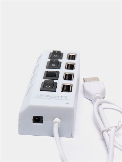 Разветвитель Usb Hub 2 0 с 4 портами купить по цене 215 ₽ в интернет магазине Магнит Маркет