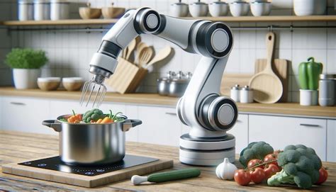 premium ai image artificial intelligence prepares food development of digital technologies