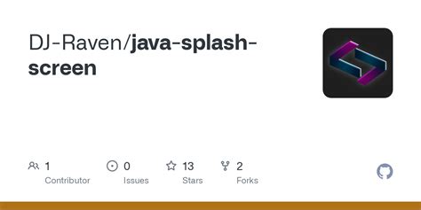 Github Dj Ravenjava Splash Screen